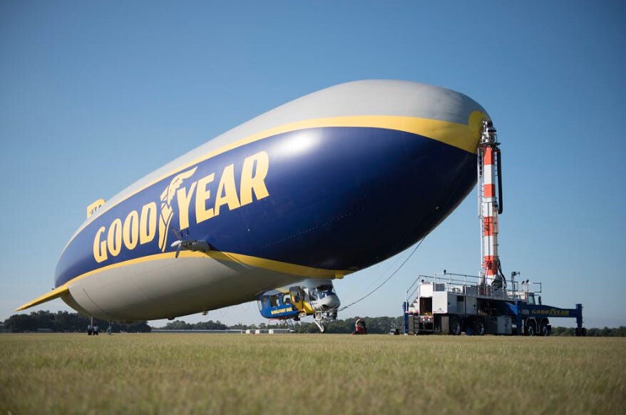 How many Blimps can be filled 1.85 billion tons of Carbon Dioxide? | by ...