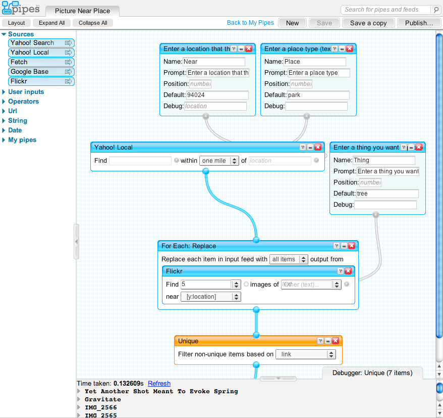 Yahoo! Pipes just launched | by Sam Pullara | spullara | Medium