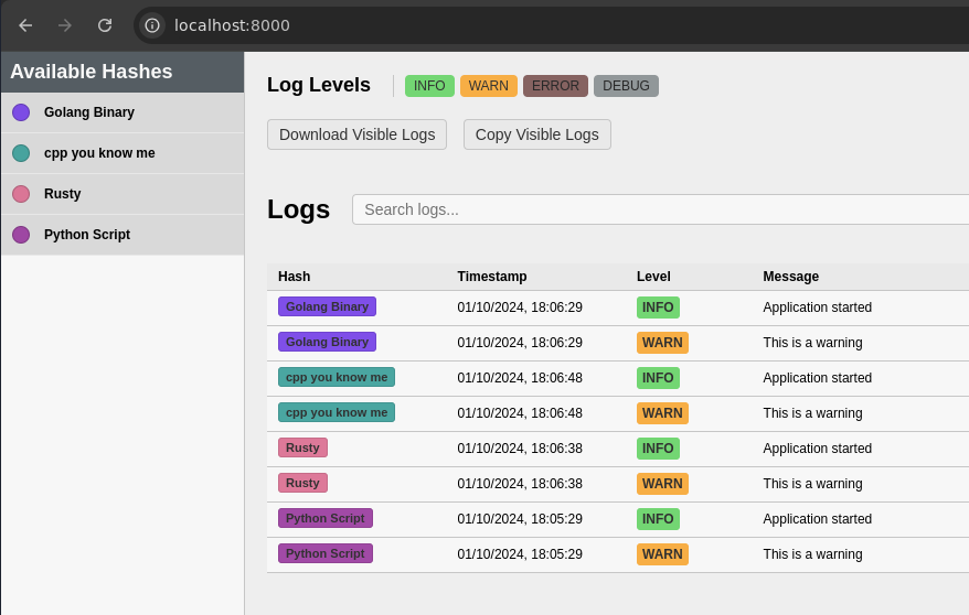 IronLog: Effortlessly view logs from many sources in a single web UI ...
