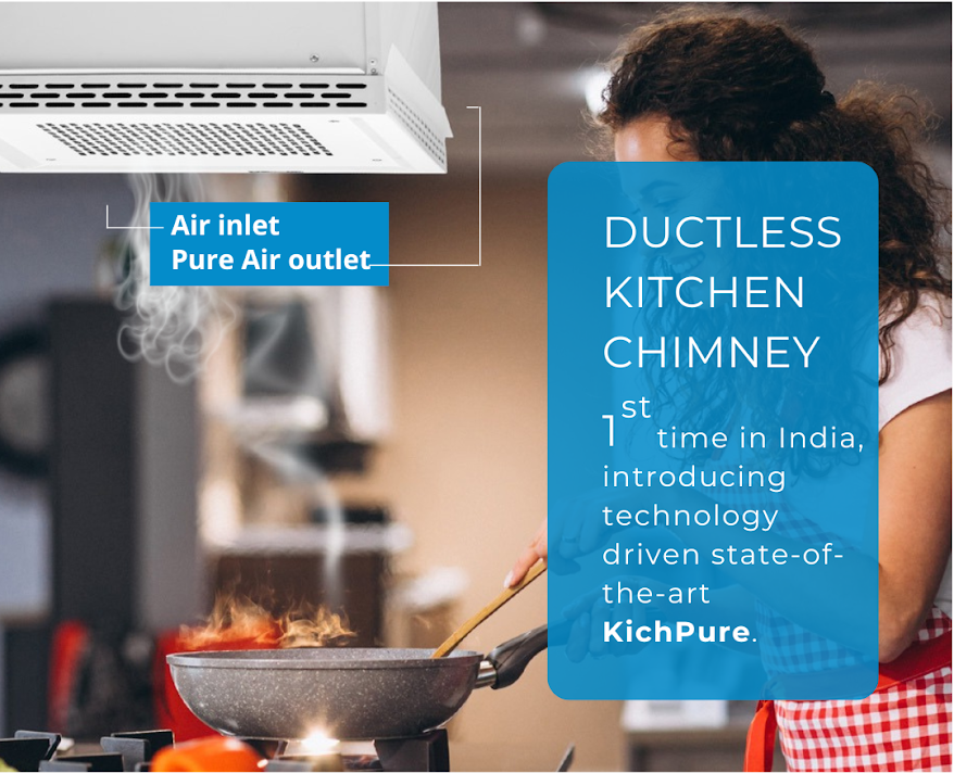 Say Goodbye to Smoke and Odour with KichPure Ductless Kitchen Chimney ...