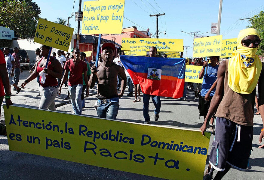 Haiti vs. The Dominican Republic. As the Black Eyed Peas once said ...