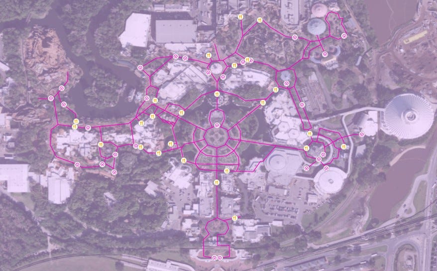 Theme Parks’ Next Step in GIS is Network Analyses | by Joy Subik | Medium