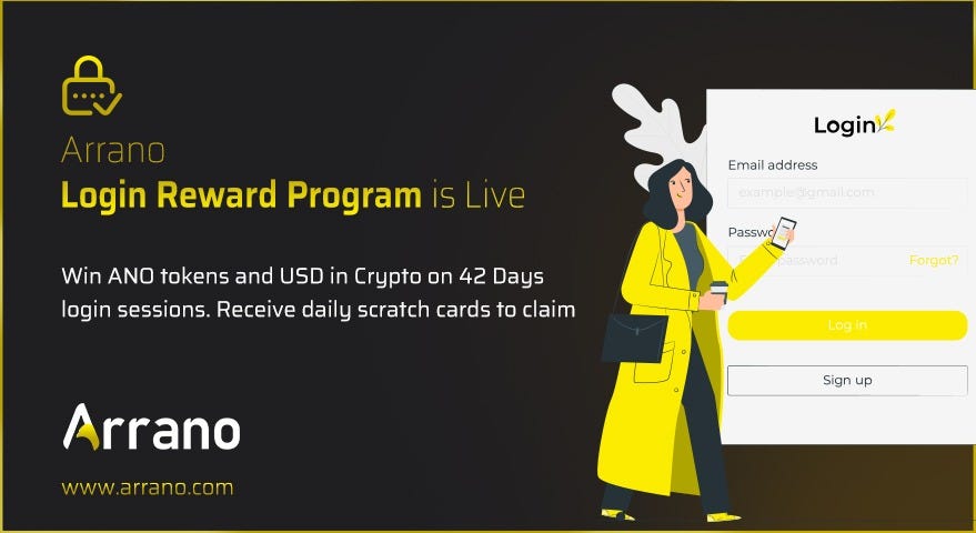 Arrano Login Reward Program Released (Beta Version ) - Arrano Network ...