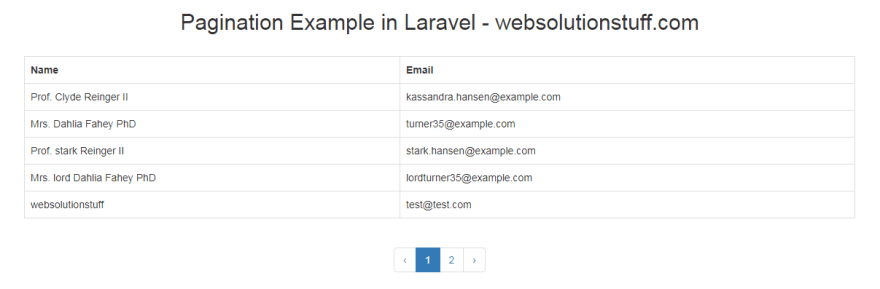 Pagination Example In Laravel In This Post I Will Show You Pagination By Websolutionstuff