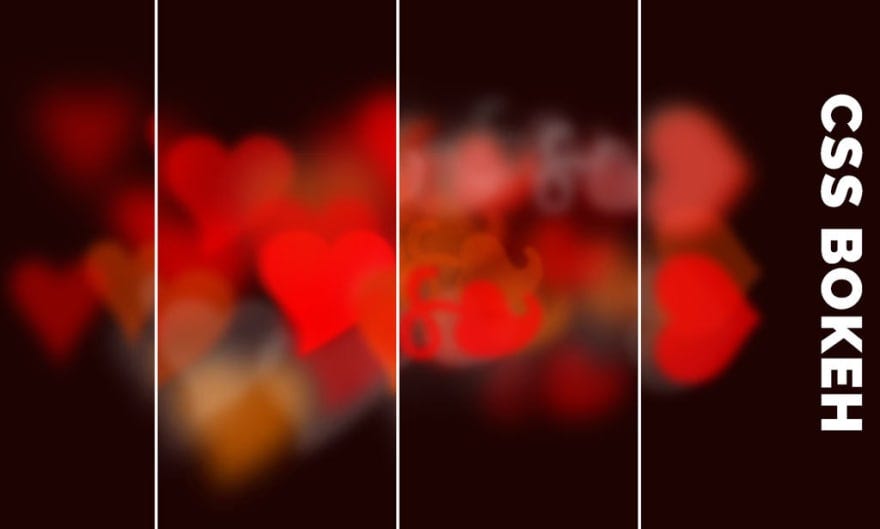 How To Create A Heart Bokeh Background Using CSS | Medium