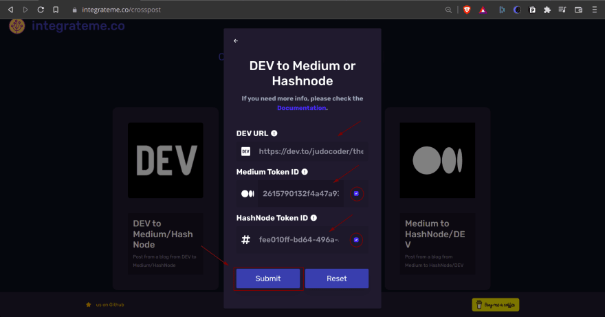 Hey There 👋 I made a SaaS tool that will cross-post your blogs between dev.to , Medium and ...
