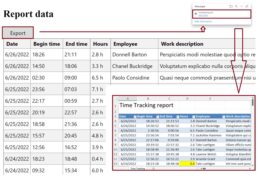 Exporting reports to Excel with DotVVM Business Pack | by Daniel Gomez Jaramillo | Medium