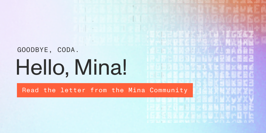A Letter from the Mina Community to R3 | by Mina Protocol ...