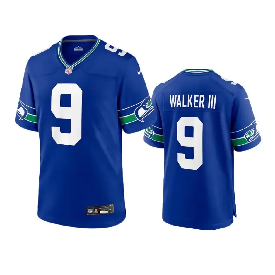 Kenneth Walker Jersey Seattle Seahawks Royal - nflfansshop - Medium