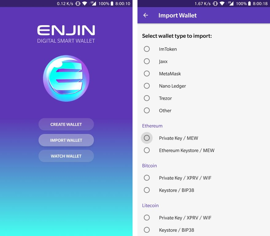 마이이더월렛(MyEtherWallet) 에서 Enjin 지갑으로 가져오기 | by EnjinKorea | EnjinKorea ...