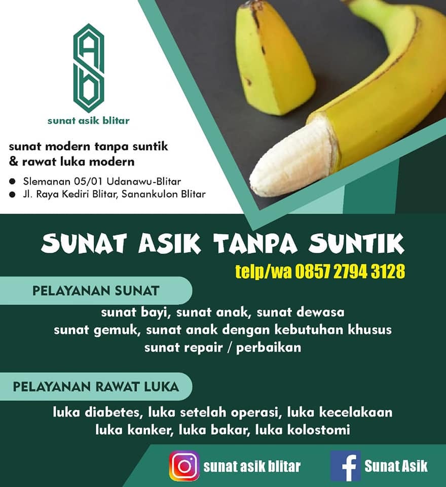 METODE SUNAT TANPA RESIKO, Panggungrejo Call/Wa 0857–2794–3128, Tempat ... METODE SUNAT TANPA RESIKO, Panggungrejo Call/Wa 0857–2794–3128, Tempat ...