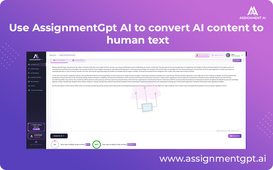 Use AssignmentGTP AI to convert AI content to human text | by ...