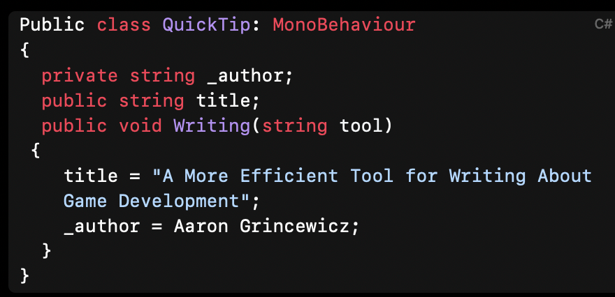 Quick Tip: A More Efficient Tool For Writing About Game Development ...