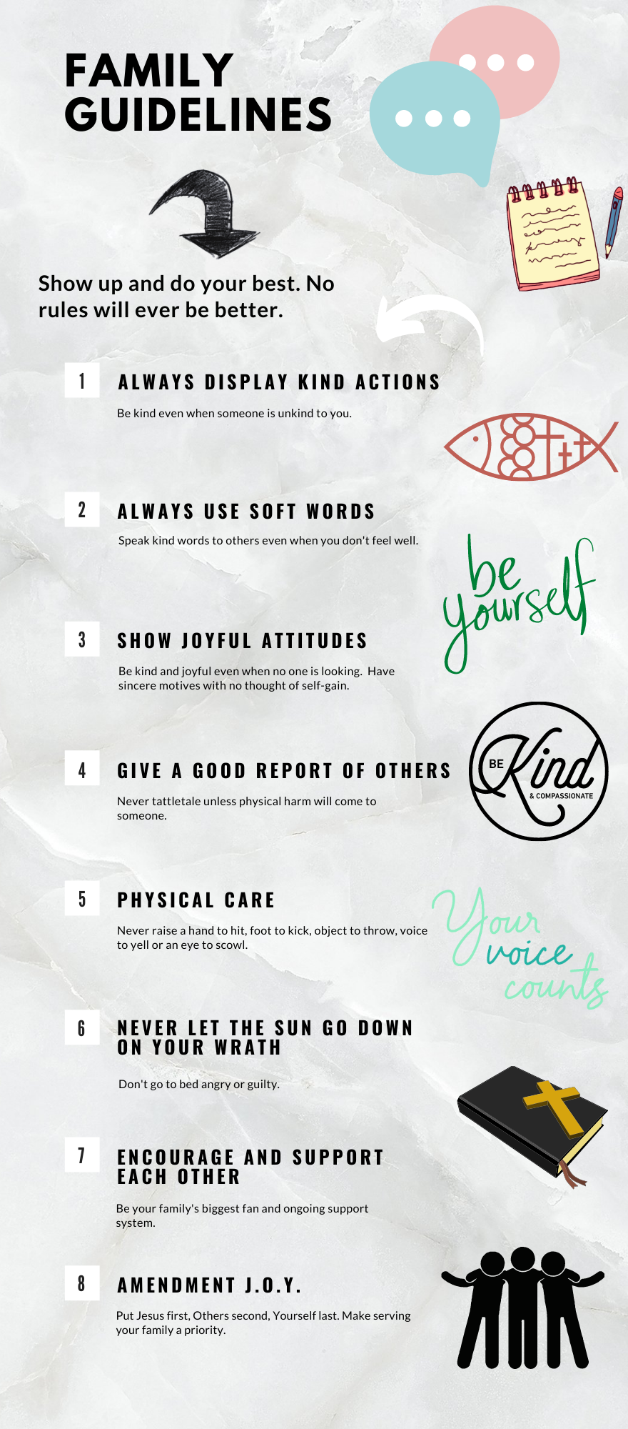 Family Guidelines Bring Out Your Best | by Nicole Sponsel | Medium