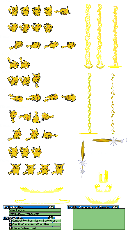 Bulbasaur Sprite Sheet