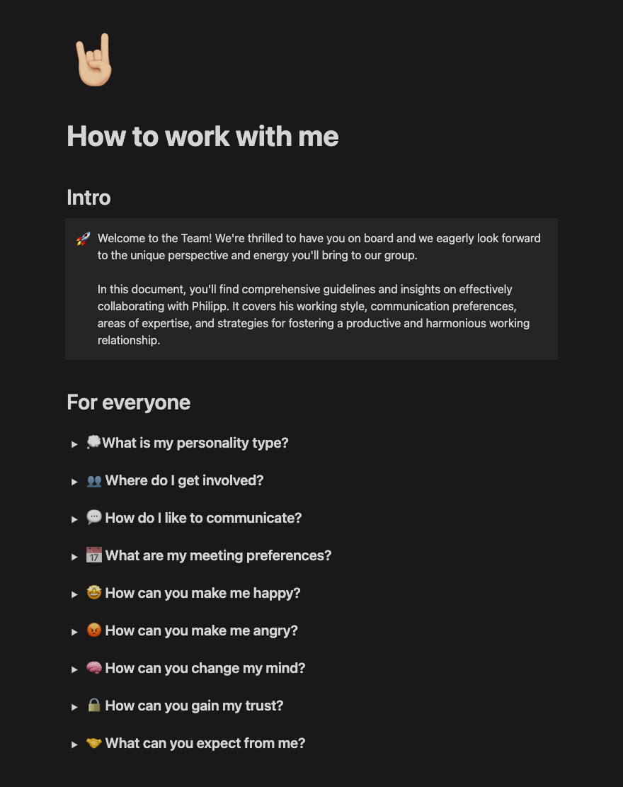 How to Work with Me: A Guide to Effective Collaboration | by Philipp ...