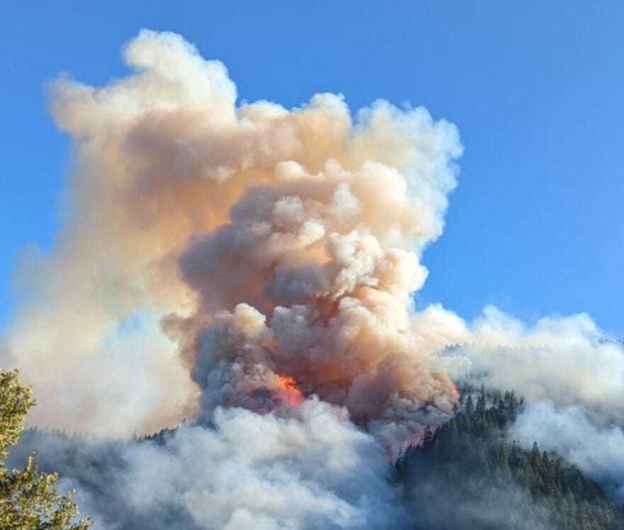 New Wildfire Spreads Rapidly Through Oregon | by The Sunset Scroll ...