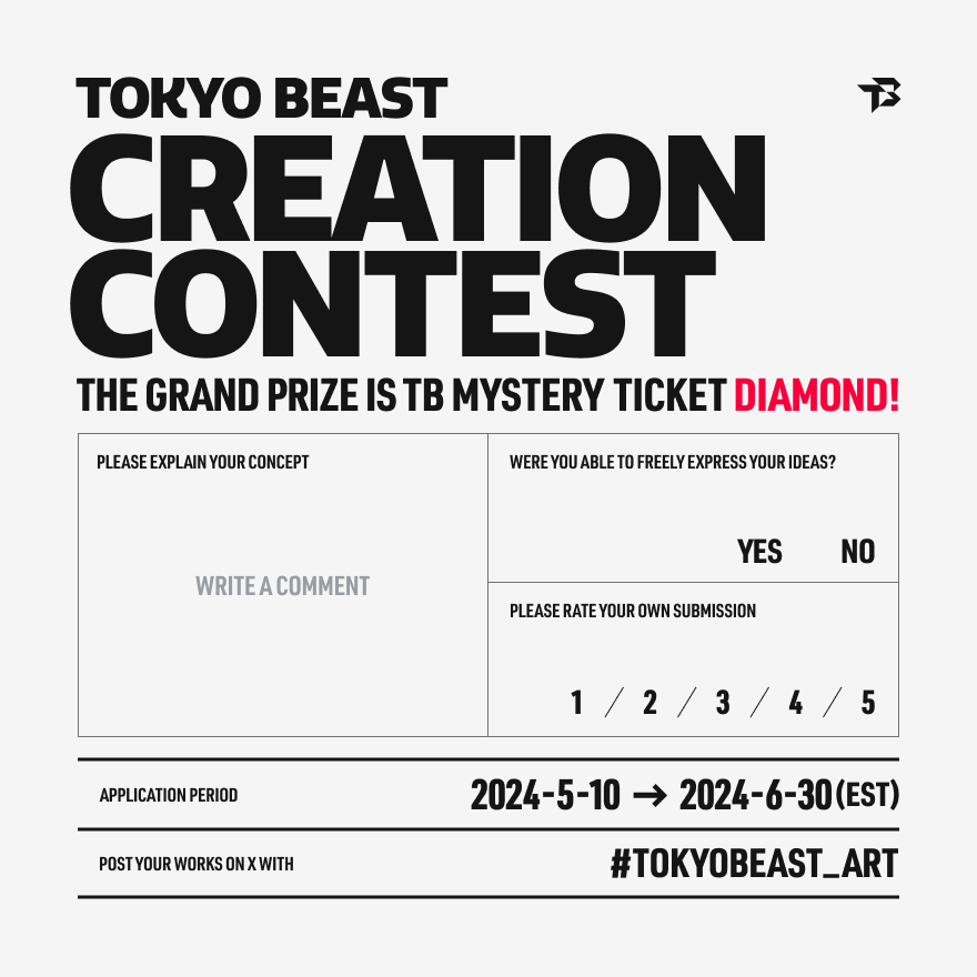 TOKYO BEAST Creation Contest | by TOKYOBEAST | Medium