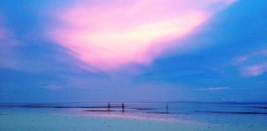 Bantayan Island, Cebu. Palm trees line the bright blue… | by Views in ...