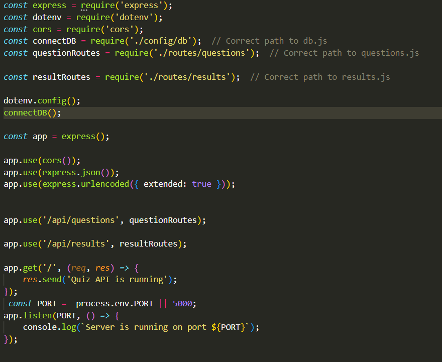 Building a quiz app using Mern Stack | by Neshatahmedkhan | Medium