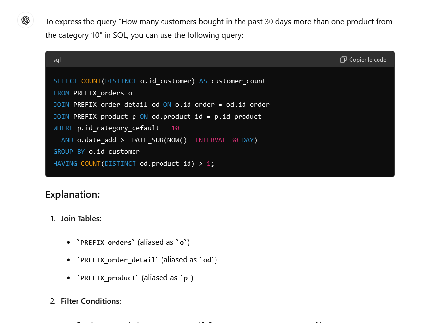 Using Chatgpt Or Other Llm To Create Sql Request By Mathieu Veron Jul 2024 Medium