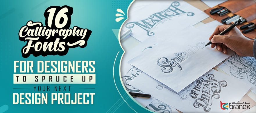 16 Calligraphy Fonts for Designers to Spruce Up Your Next Design ...