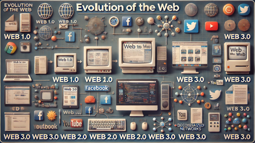 Understanding the Evolution of the Web: Web 1.0, Web 2.0, and Web 3.0 🌐 ...