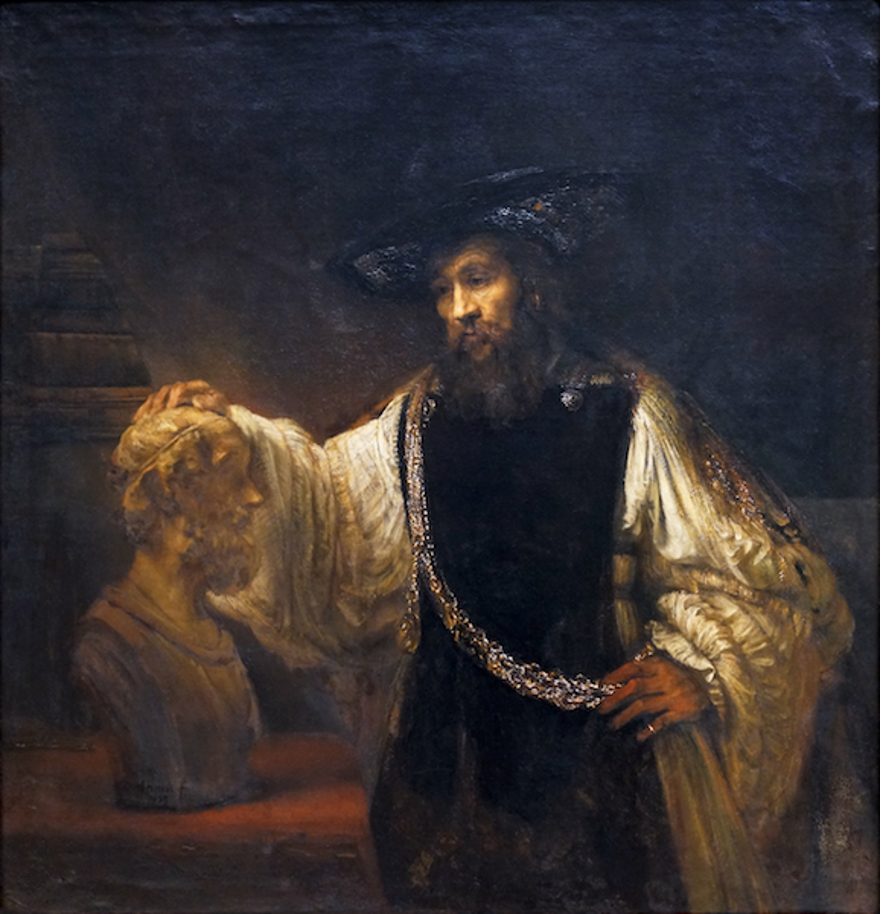 Secrets behind the Contemplation: Formal Analysis of “Aristotle with a ...