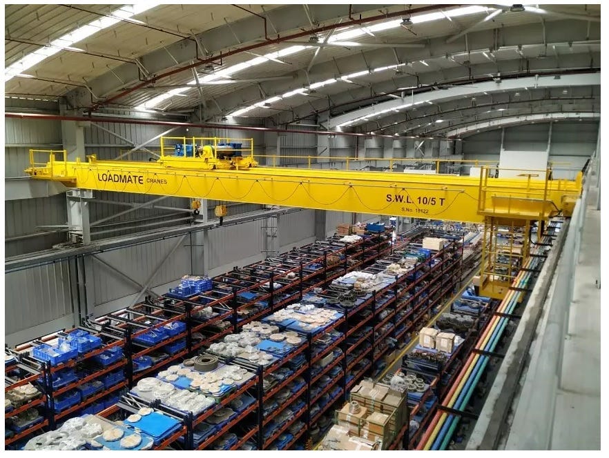 Double Girder Eot Crane | Loadmate.in - RMS Industries - Medium