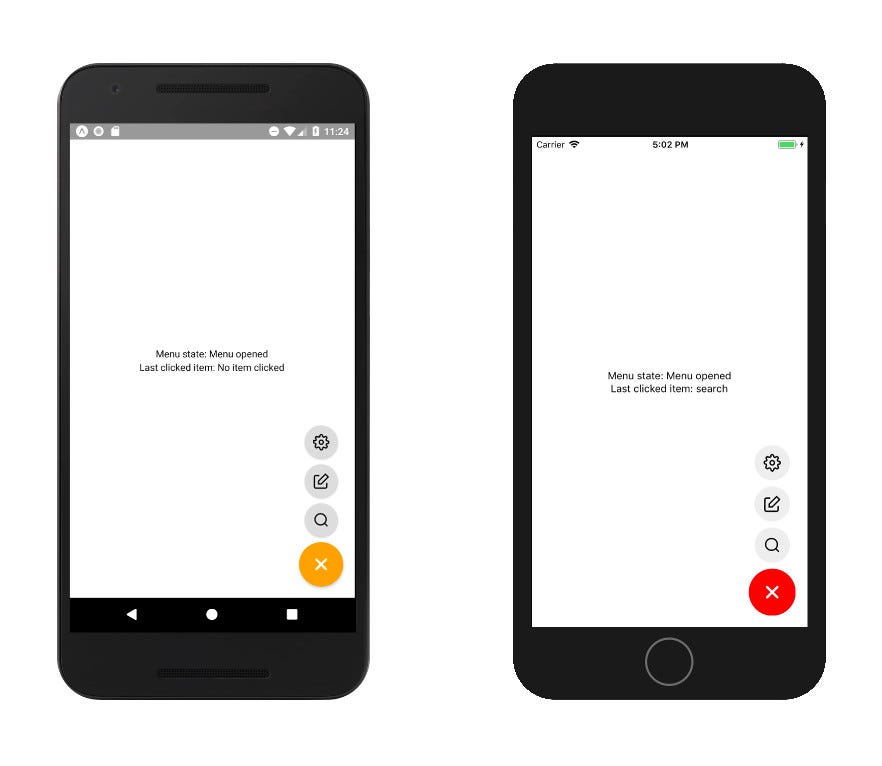 Create a ReactNative floating menu using statecharts | by Naoufal El ...