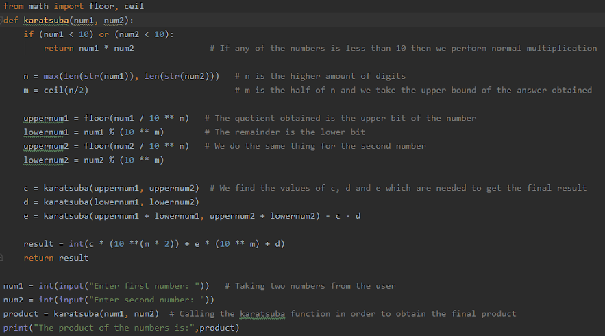 Understanding the Karatsuba Algorithm | by Shaurya99 | Medium
