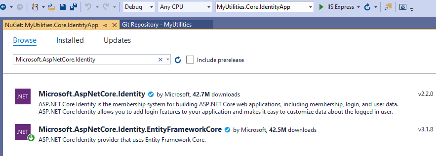 Tüm Detaylarıyla AspNetCore.Identity Kütüphanesi : Kurulum— Part 1 | by Mustafa Dikyar | Medium