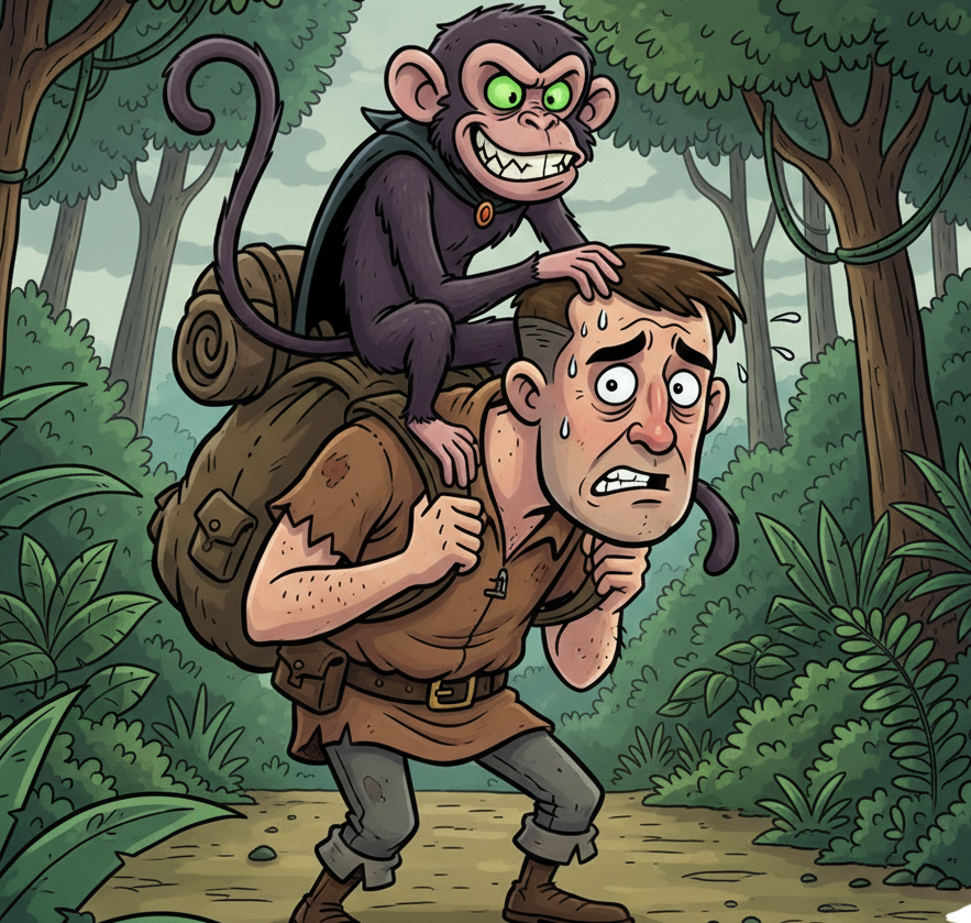 Let Go, Anxiety. Pulling the monkey off my back, one… | by The ...