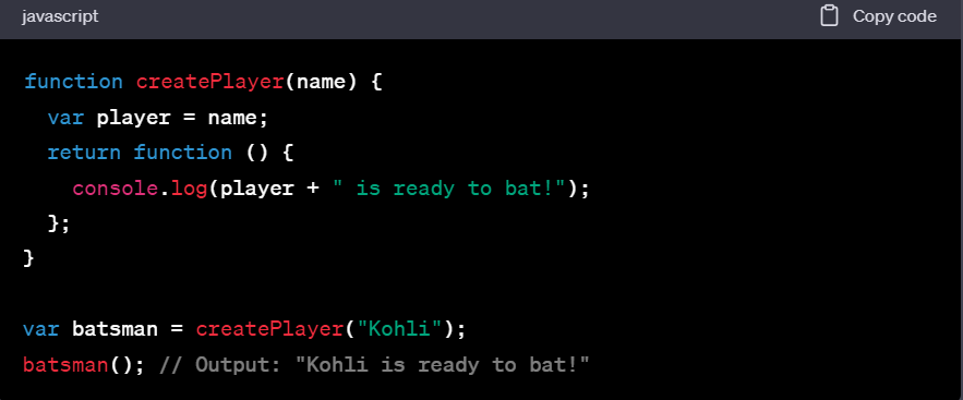 Cricketing Insights into Closures in JavaScript ES5: Scoring with ...