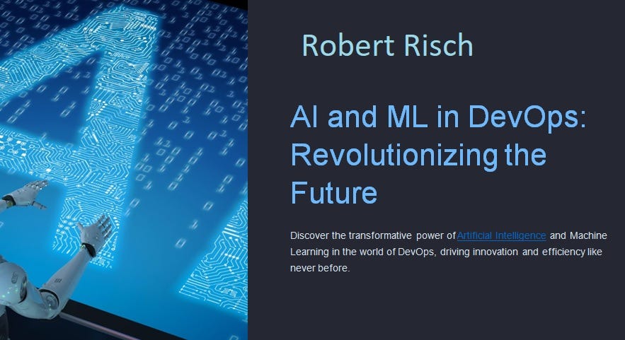 Robert Risch — ML and AI in DevOps - Robert Risch - Medium
