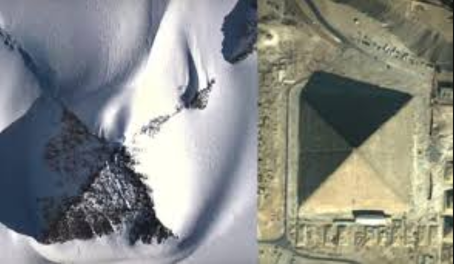 Researcher discovers a huge Pyramid in Antarctica using Satellite ...