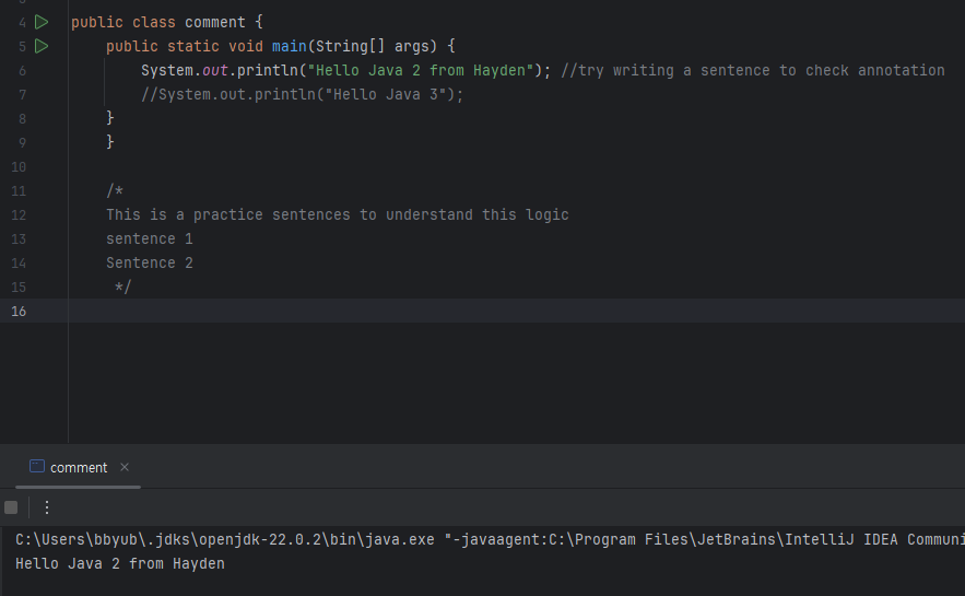 [Java] ‘The First Steps in Java with Code’ on the Inflearn — Section1 | by Hayden bae | Medium