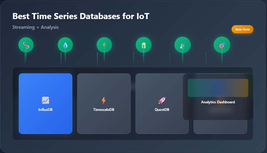 🥇 Top Time Series Databases for IoT (Streaming + Analysis) | by Dr. Shouke Wei | Jul, 2025 | Medium