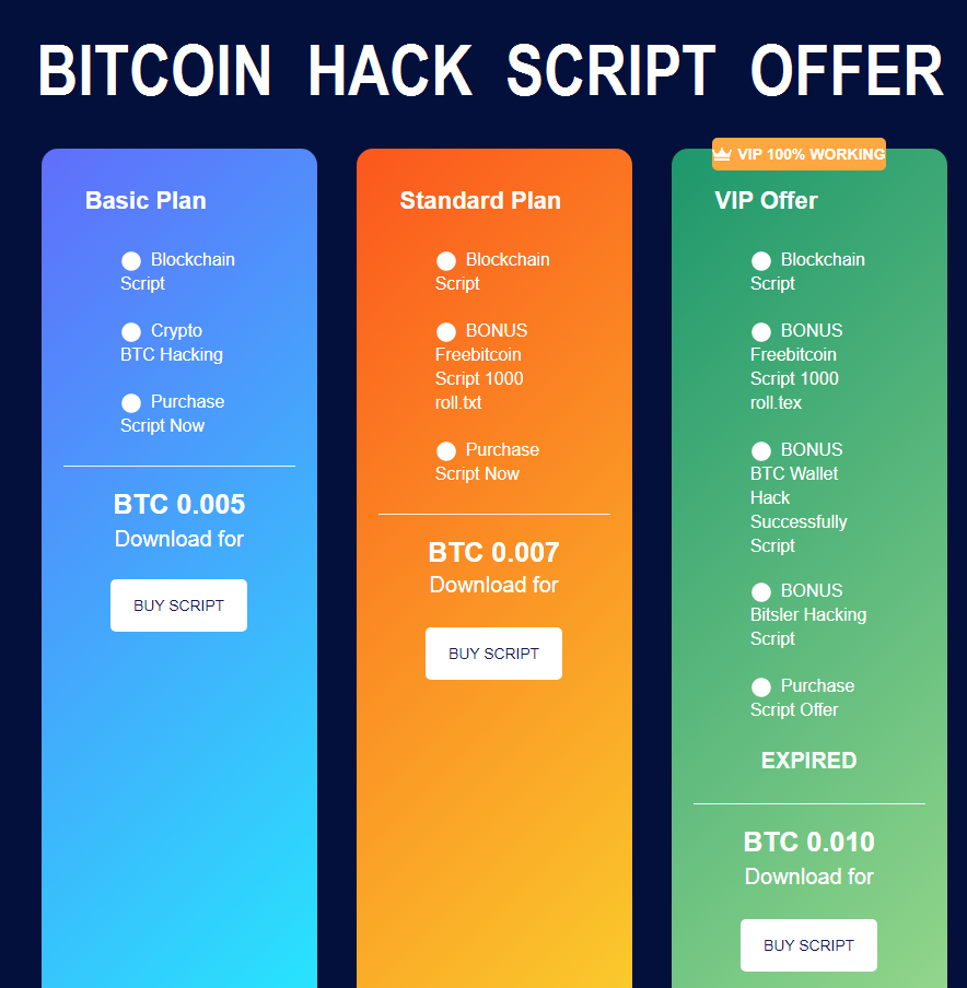 New Website launch 2020 Hacking Script | by Bitcoin Two 20 | Medium
