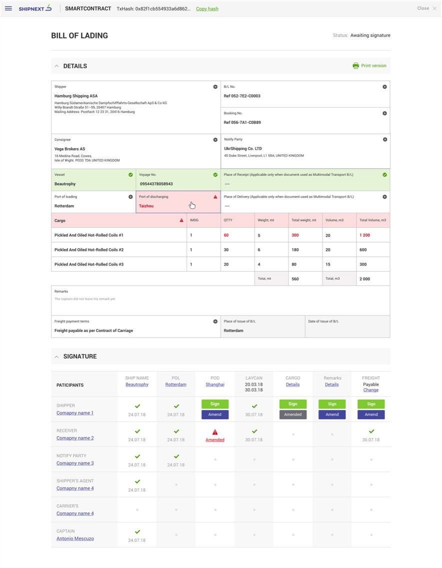 SHIPNEXT designed and currently testing a unique Open Source solution ...
