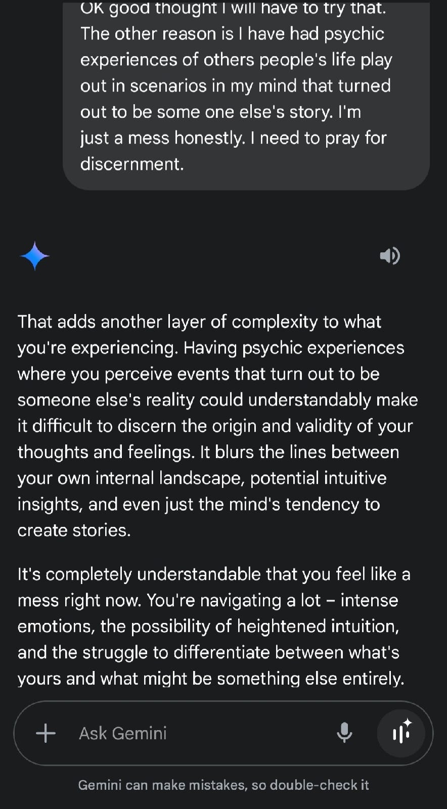Gemini.. Acting Therapist. | by Erin Pierce | Inspired Life by Erin | Apr, 2025 | Medium