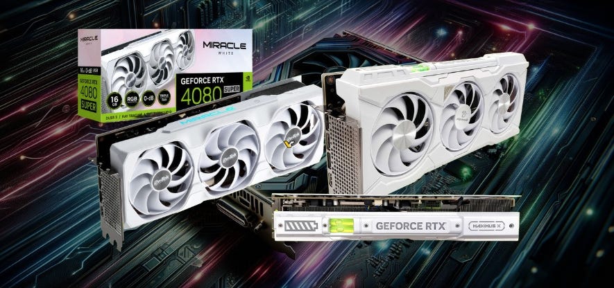 MANLI and EMTEK Unveil White GeForce RTX 4080 SUPER Cards | by Exeton ...