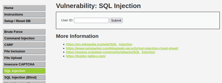 Let S Learn Webapp Pentest From Basic On Dvwa From Setup To Hack Part9 Sql Injection Low To