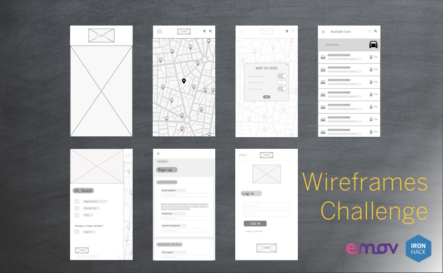 Wireframe Challenge: Emov App - Ironhack | by Santi Becerra Conti | Medium