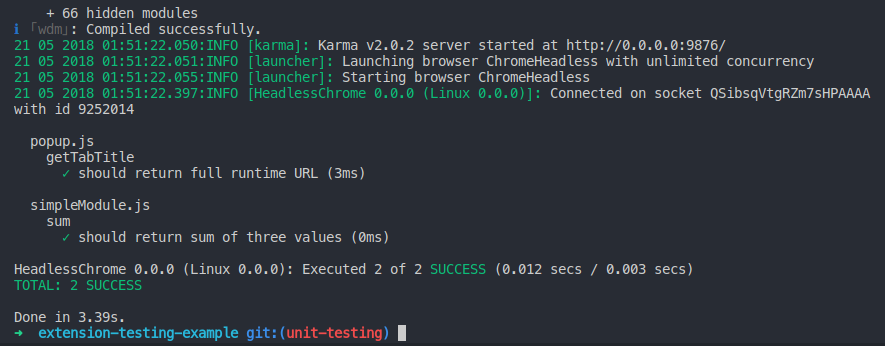 Unit Testing Browser Extensions. UPDATE 1: I have written a post on how ...