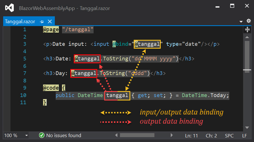 Data Binding Dua Arah pada ASP NET Core Blazor | by M. Ramadhan | Telematika | Medium
