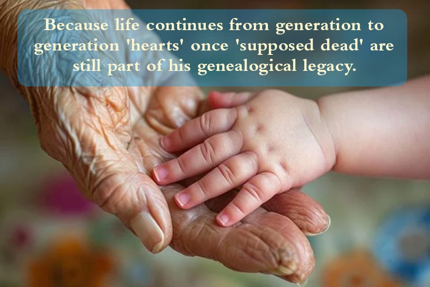 Because life continues from generation to generation ‘hearts’ once ...