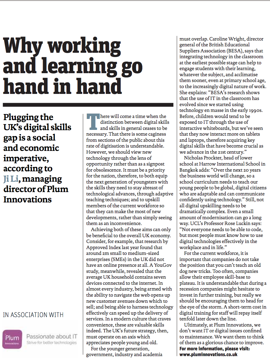 WHY WORKING AND LEARNING GO HAND IN HAND | by Ji Li | Medium