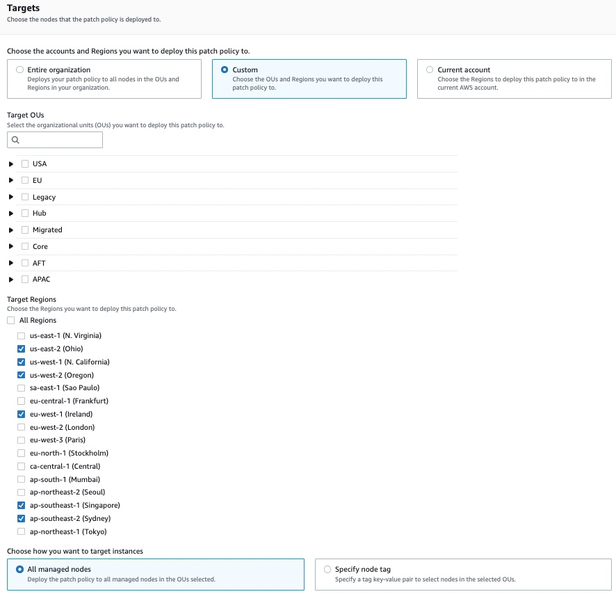 Centrally deploy patching operations across your AWS Organization using ...