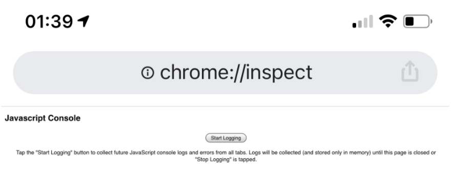 Debugging JavaScript console from iPhone without remote device - Ben ...